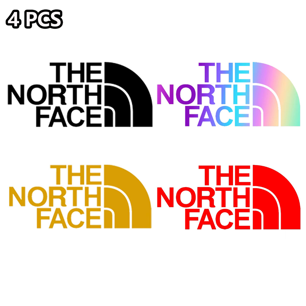 Reflective Car Sticker THE NORTH FACE Logo Car Fuel Tank Cap Body ...