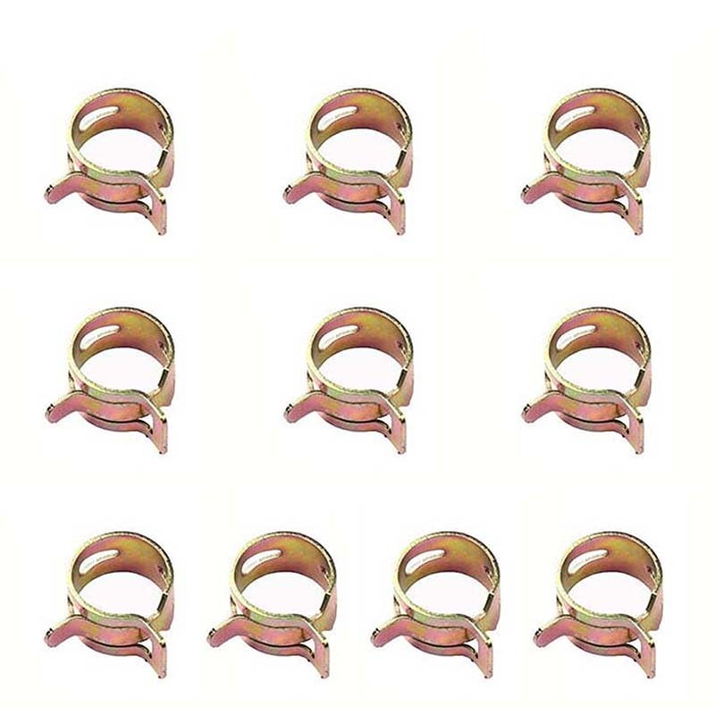 (THEBEST) 10pcs 6mm Spring Clip Vacuum Fuel Oil Hose Line Clamps (FEBU ...