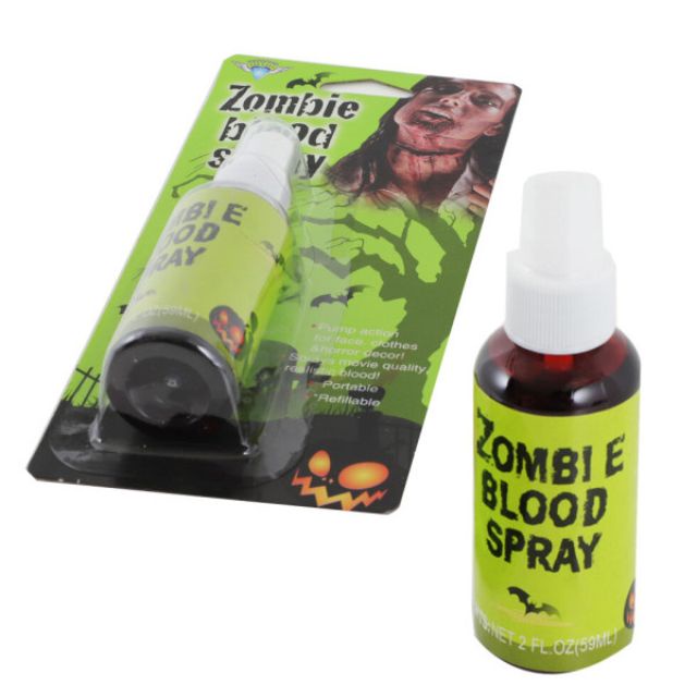 Halloween Make Up Red Liquid Zombie Blood Spray Skin Body Face Paint ...