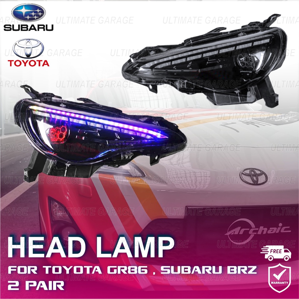 Toyota GR 86 2012-Up Subaru BRZ 2013-Up RGB Include Led Colorful Light ...