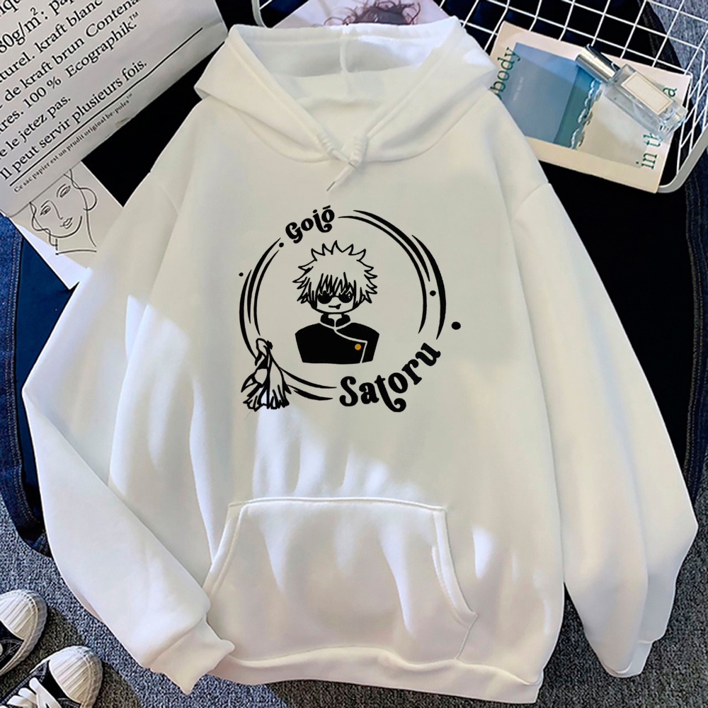 Gojo Satoru hoodies women y2k aesthetic Kawaii 2023 Winter Hooded Shirt ...