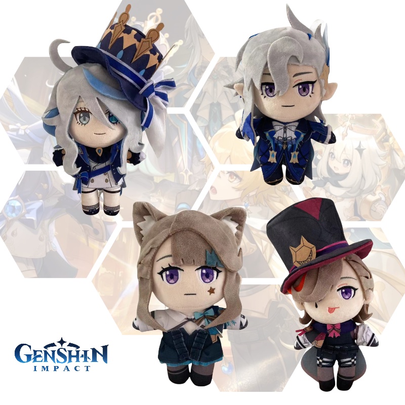 20cm Game Genshin Impact Plush Toy Furina Focalors Neuvillette Stuffed ...