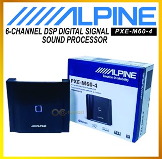 Alpine PXE-M60-4 4 Channel DSP Built In Amplifier Digital Signal Processor 4 Ch DSP With Amp Car ...