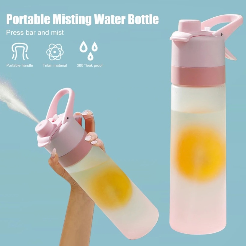 650ML Botol Air Spray Large-capacity Gradient Water Cup High-value Dual ...