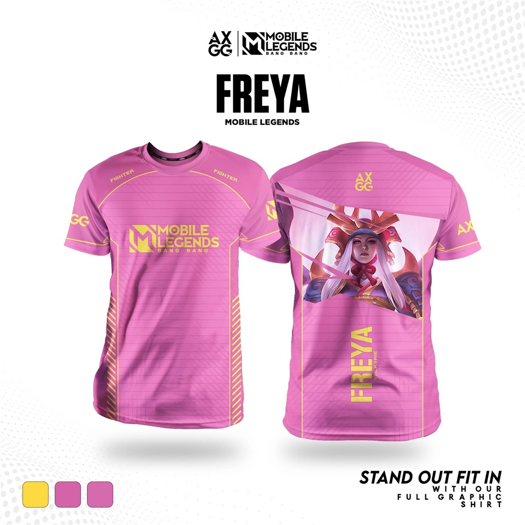 T shirt Anime jersey Gaming Mobile Legends JERSEY GAMING MOBILE LEGENDS ...