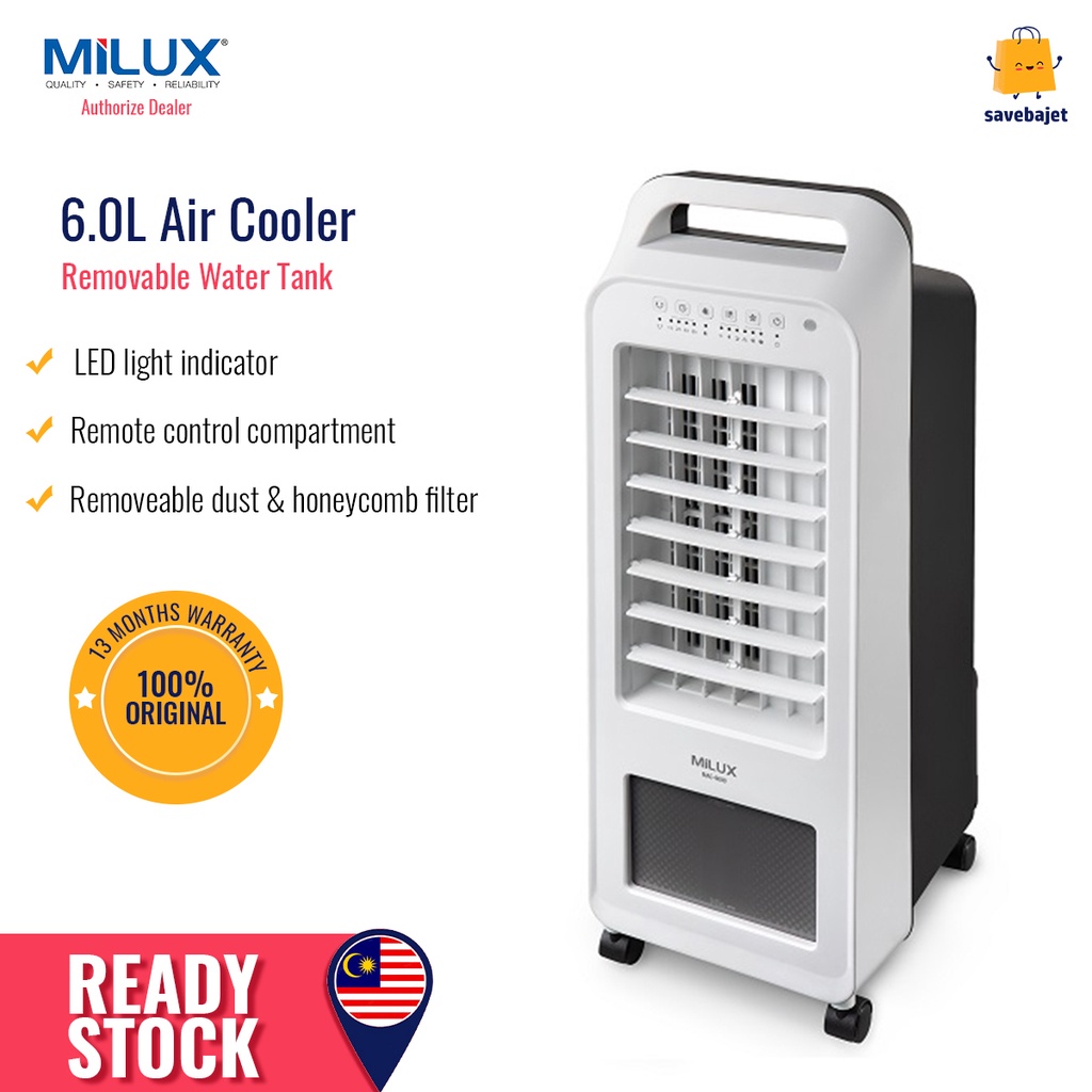 MiLUX Penyejuk Udara Mudah Alih Air Cooler (6L) MAC-6000 | Shopee Malaysia