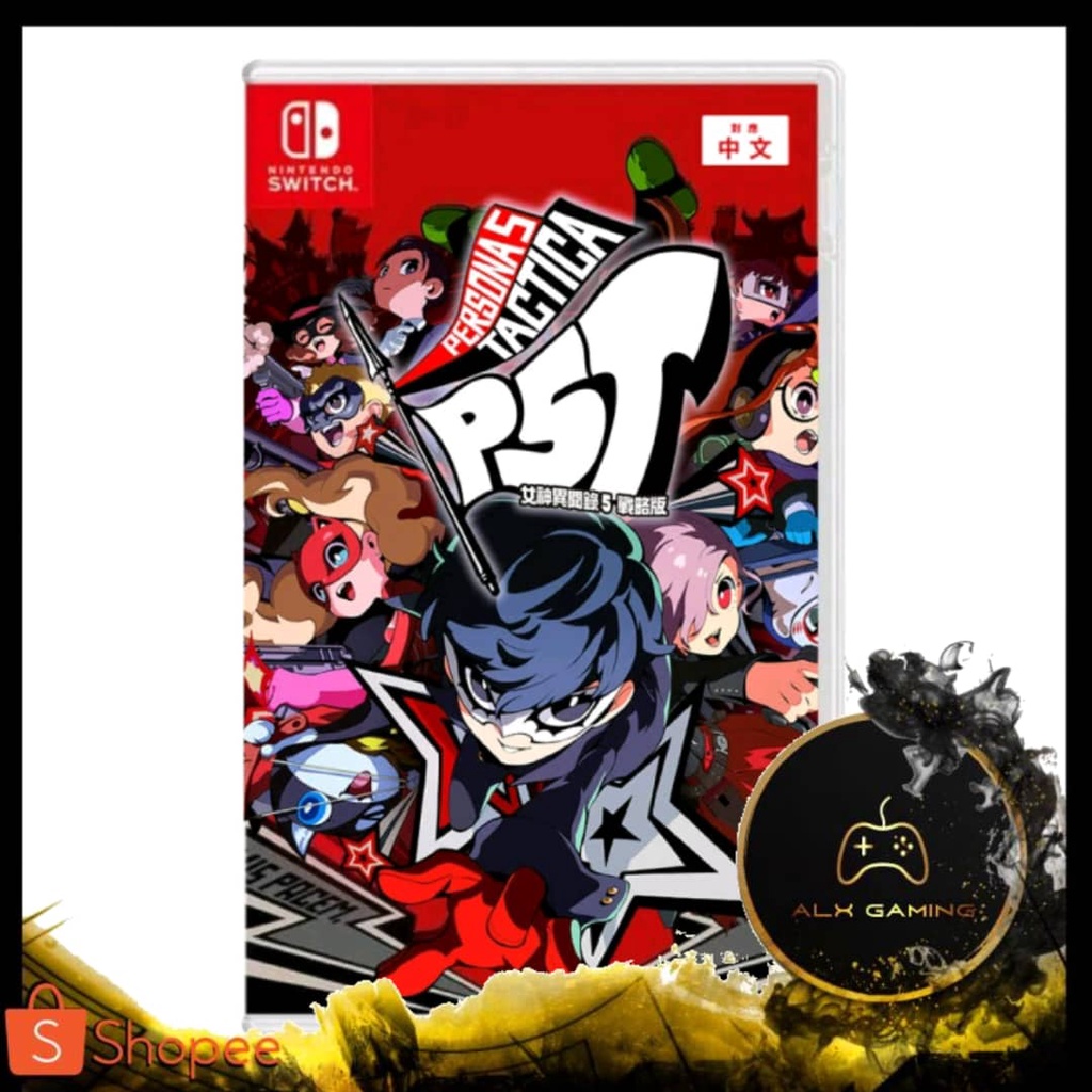 Nintendo Switch Persona 5 Tactica P5T ~ 女神异闻录 5 战略版 (CHI&ENG Version) | Shopee Malaysia