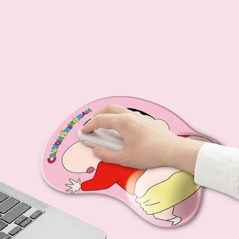 Sanrio Wrist Rest Mouse Pad Crayon Shin-chan Gaming Office Mousepad ...