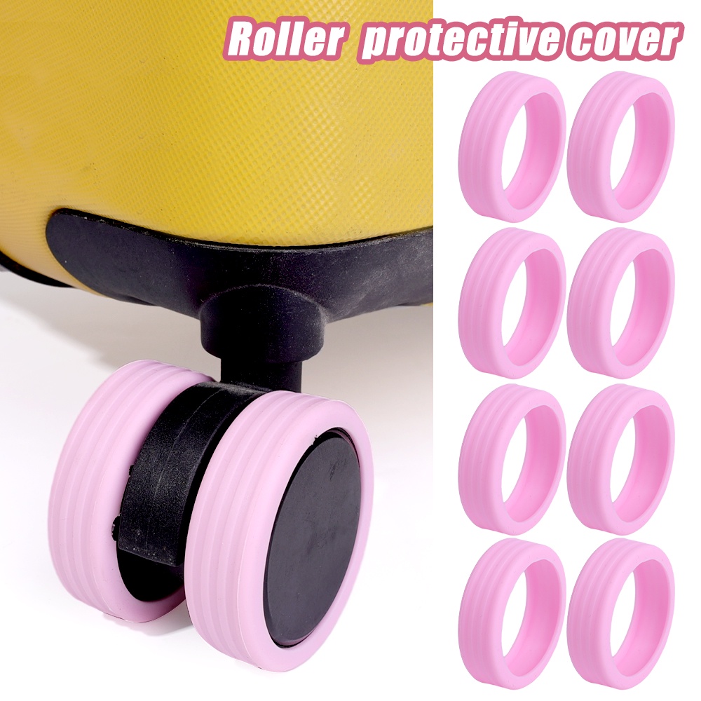 Trolley Case Wheels Guard Cover - Suitcase Roller Reduce Noise ...