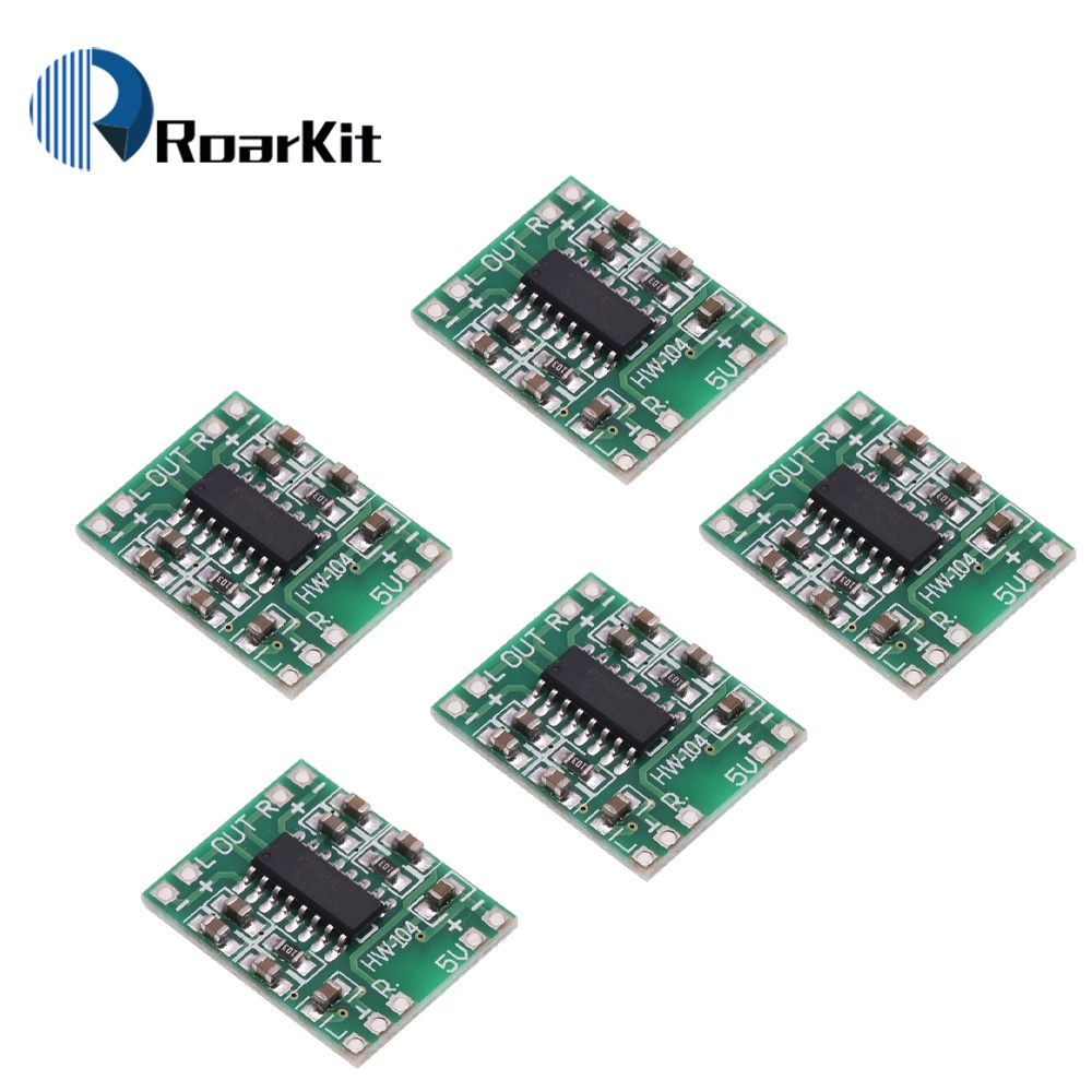 PAM8403 Super mini digital amplifier board 2 * 3W Class D digital amplifier board efficient 2.5 ...