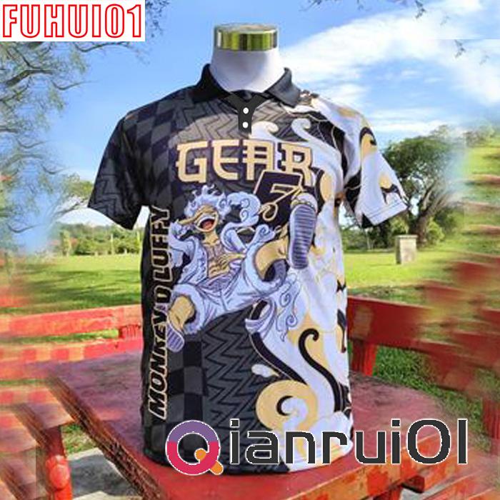 (Fuhui01) NEW 2023 ONE PIECE MONKEY D.LUFFY Gear 5 Jersey ANIME Latest ...