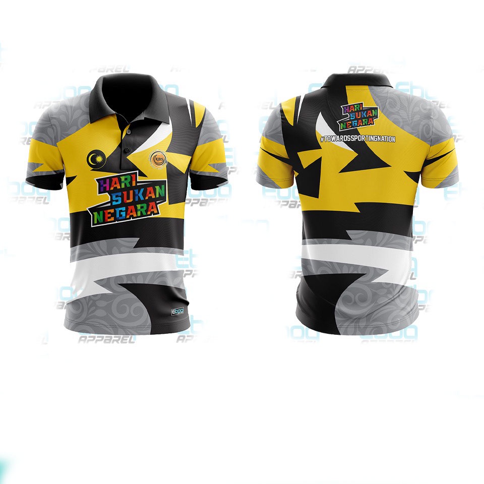 Sukan Day Country Sukan Day Big Size Sublimation Polo Shirt 2024 Summer ...