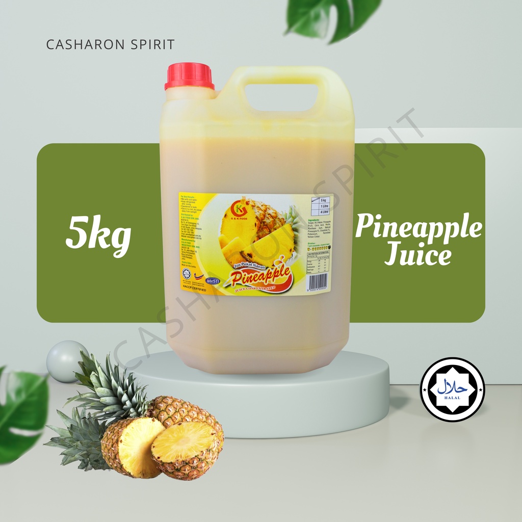 5kg Concentrate Pineapple Juice (4L) | Shopee Malaysia