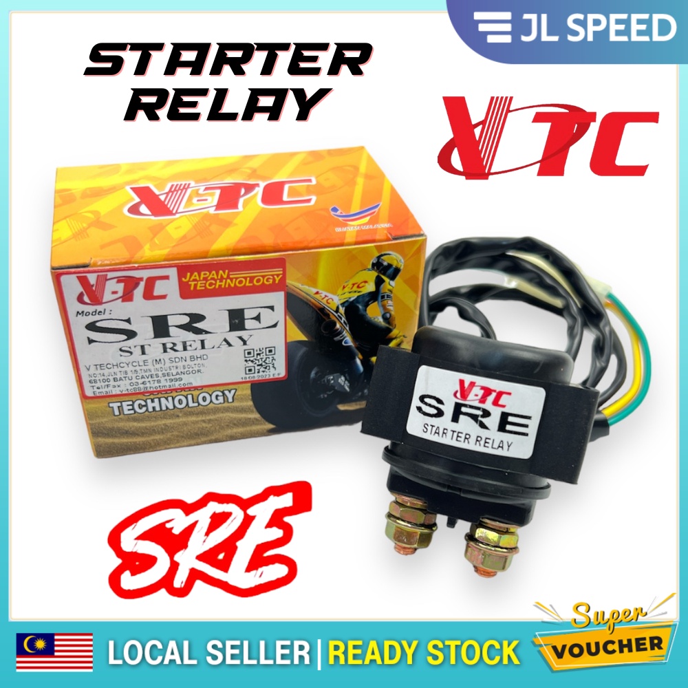 YAMAHA SRE 105 STARTER RELAY ASSY (VTC) | Shopee Malaysia