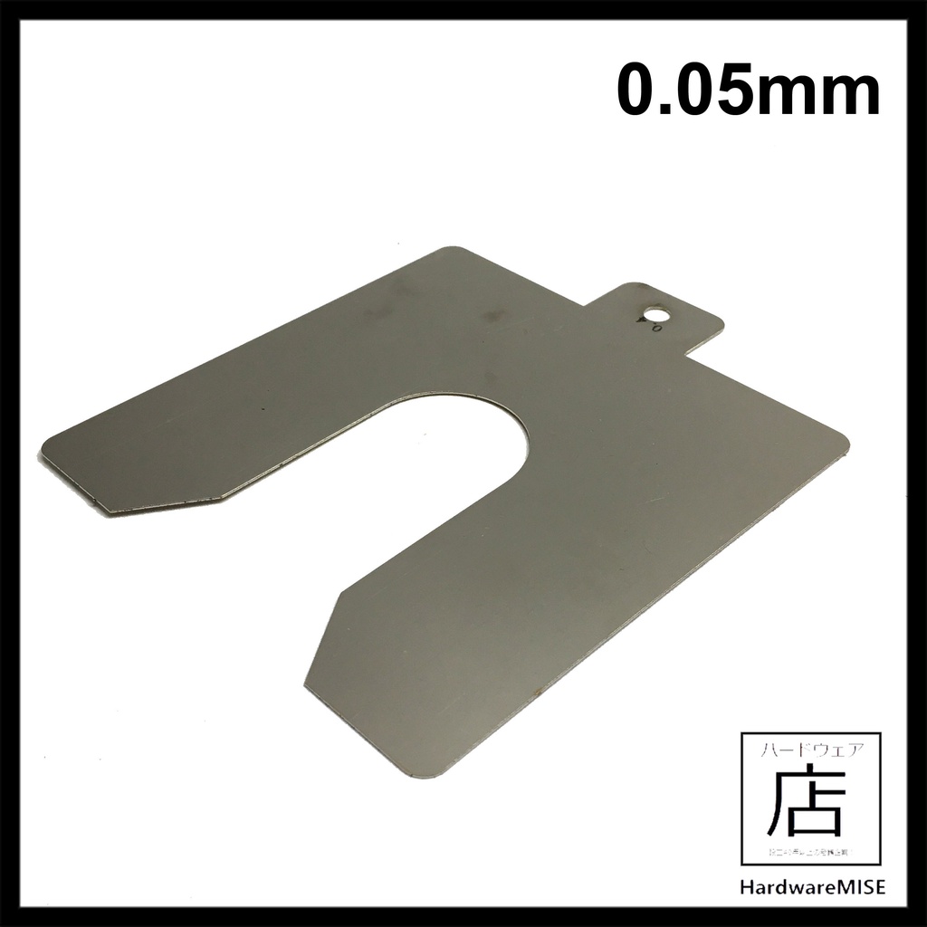 304 Stainless Steel Slotted Shim 0.05mm Pre-Cut Precision Shims ...