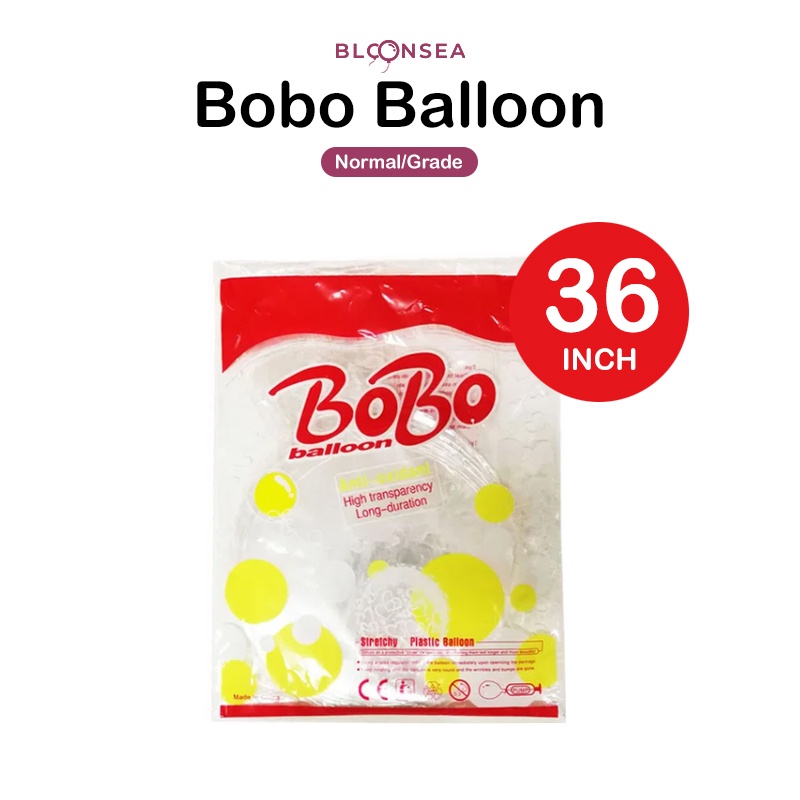 [Wholesale] 36 Inch Bobo Balloon Grade Transparent Round Bubble Clear ...