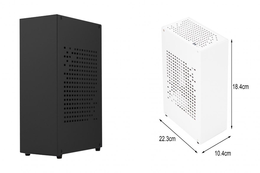 [ready Stock] Heavy Duty Computer Case Mini Itx Computer Case Compact