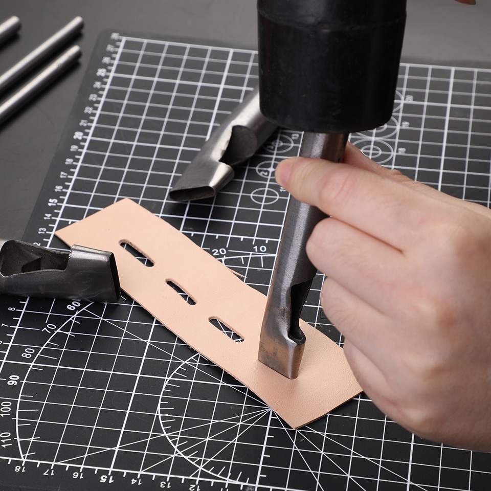 Hole Puncher Leather Oval Hole Punch Steel Craft Hollow Hole Punch ...