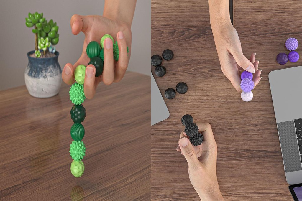 Tang Portable Ball Ball Portable Magnetic Silicone Ball Set for Anxiety ...