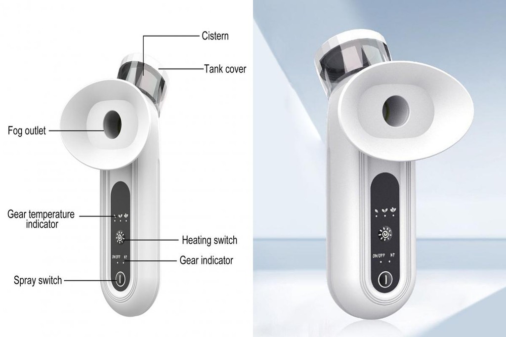 Cor Portable Eye Massager Eye Drops Steamer for Dry Eye Portable Heated ...