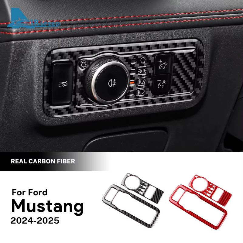 Real Soft Carbon Fiber Sticker For Ford Mustang GT Dark Horse EcoBoost ...