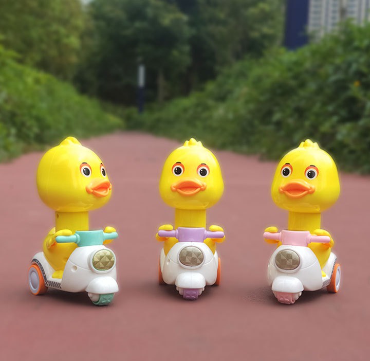 Toy Kanak-kanak Itik Pullback Motosikal Mainan Itik Comel Tahan Jatuh ...