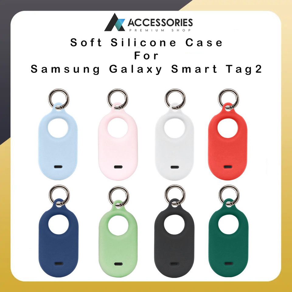 Soft Silicone Cover for Samsung Galaxy SmartTag 2 Locator Case Anti ...