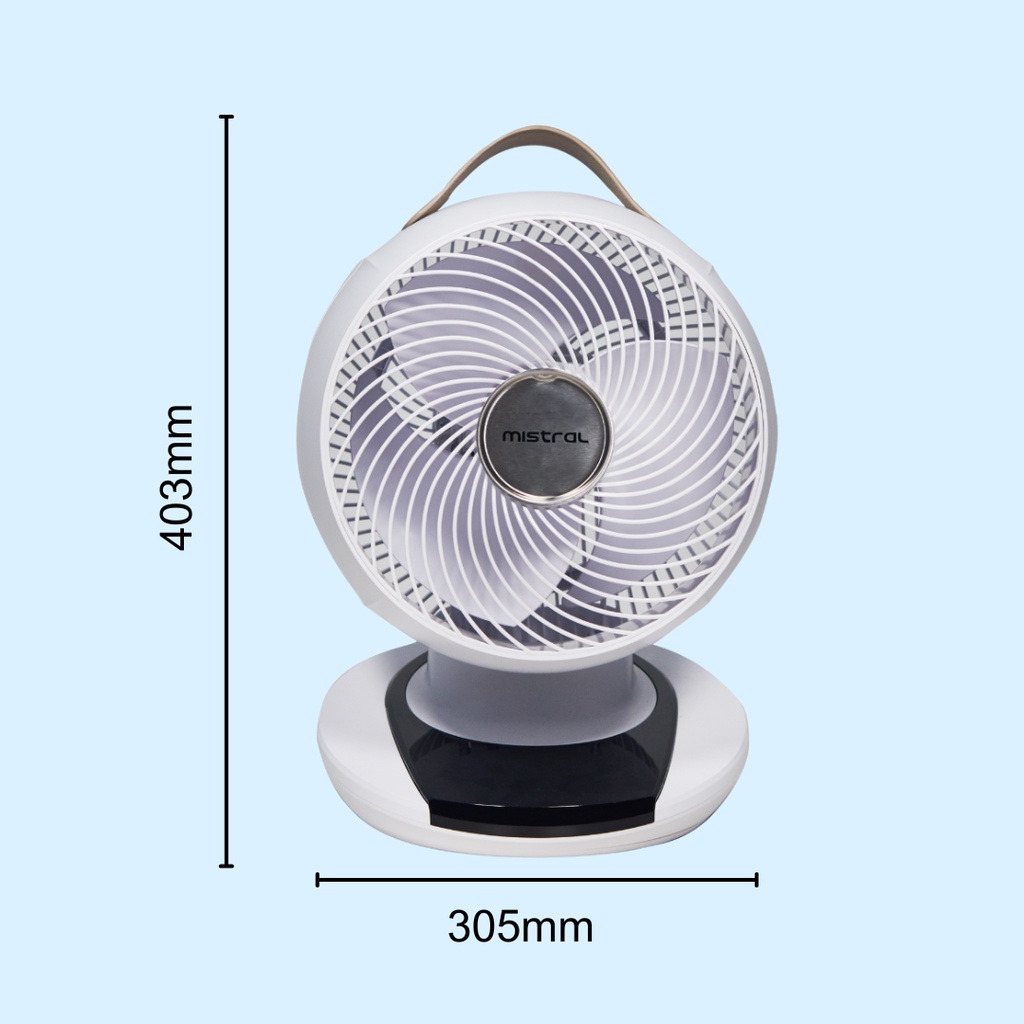 Mistral Air Circulator Fan Desk Fan Table Fan Oscillation Fan MACD1001 ...