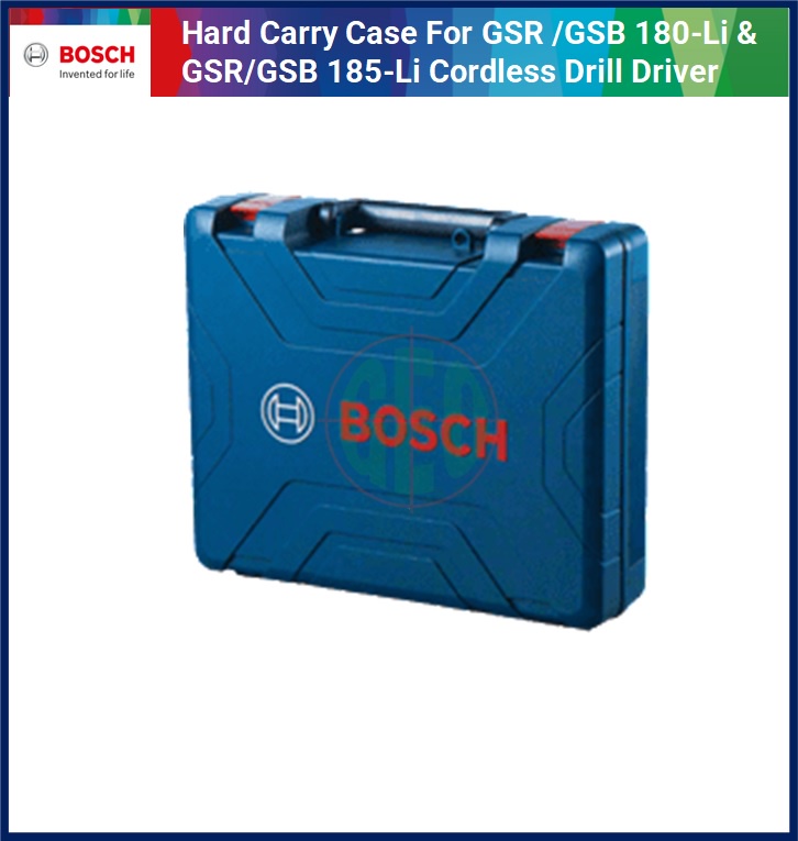 BOSCH ORIGINAL TOOL BOX / CARRYING CASE FOR 18V GSR/GSB 180-Li & 185-Li ...