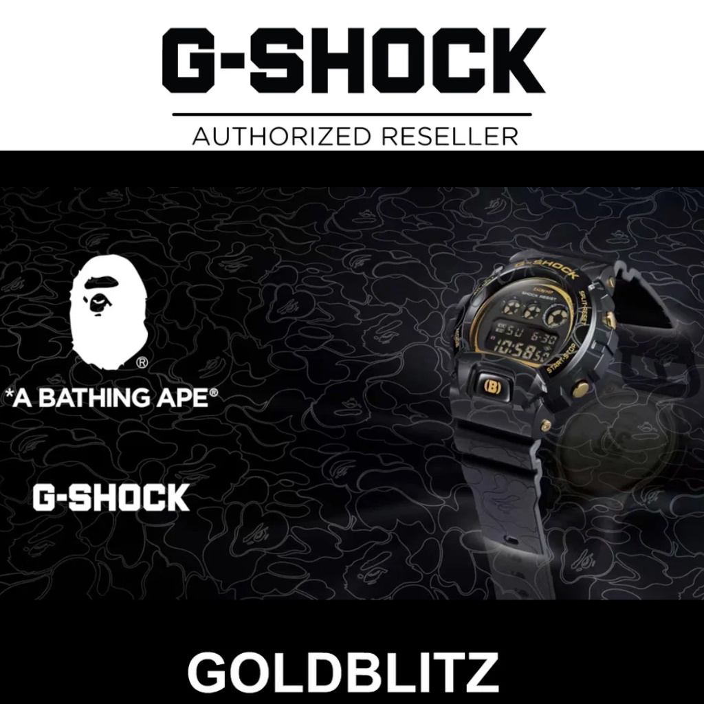 Casio G-Shock GM-6900BAPE-1 BAPE 30TH ANNIVERSARY EXCLUSIVE MODEL ...
