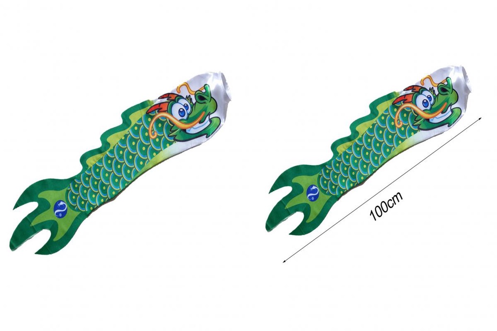 CHEER Windsock Foldable Dragon Pattern Fabric Outdoor Rich Color Dragon ...