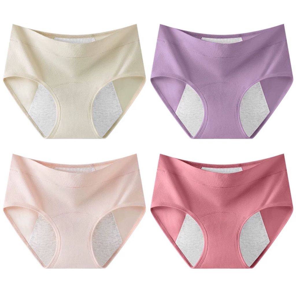 Cotton Women Period Panties Women Anti-Leakage Menstrual Panties ...