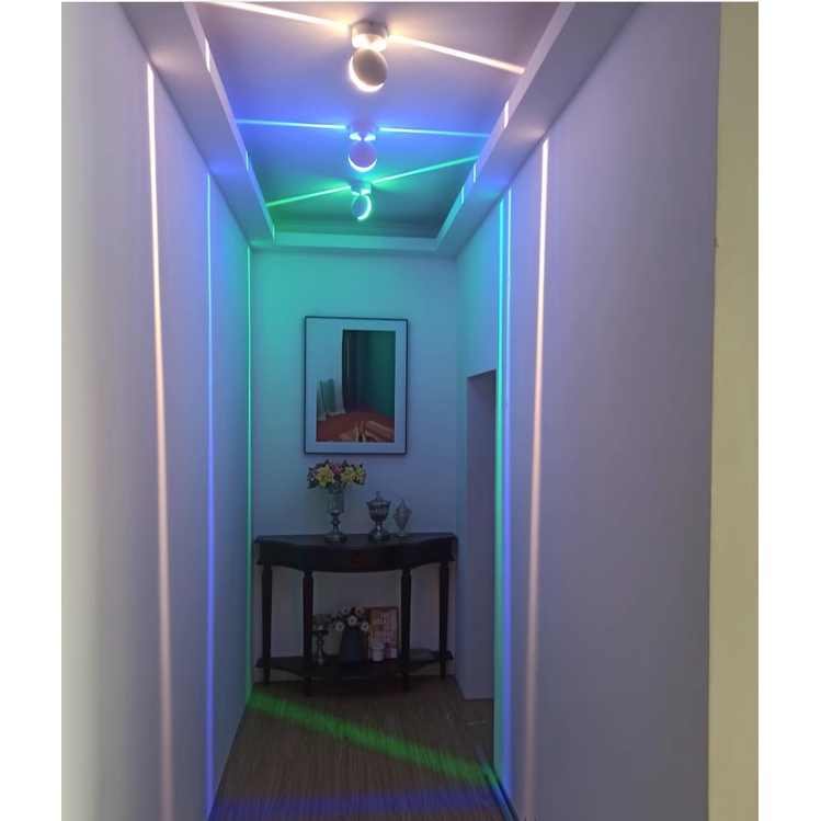 Simple LED Ceiling Light Corridor Light Spotlight Color-Changing Line ...
