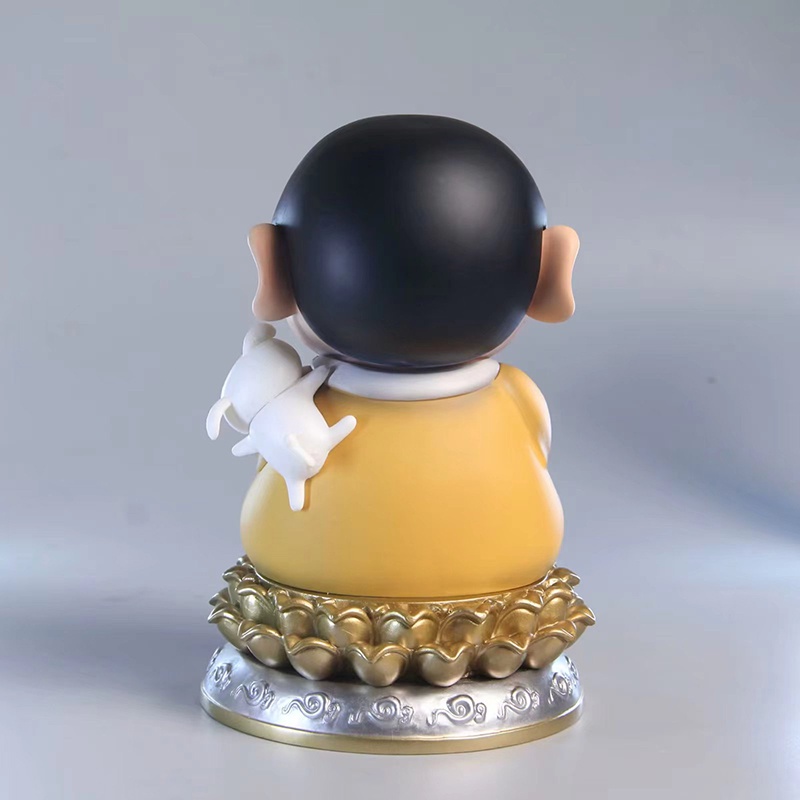 Kawaii Anime Figures Cute Buddha Crayon Shin-chan Figurine PVC Statue ...