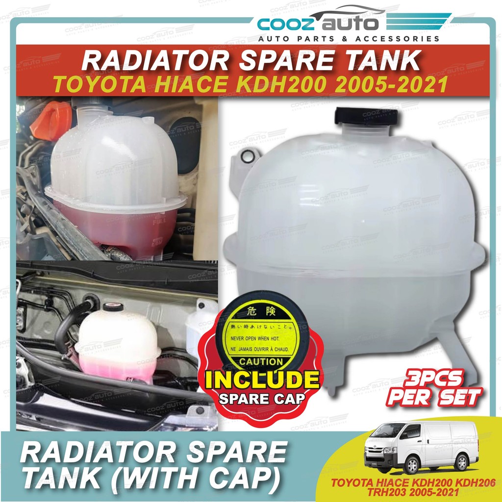 Toyota Hiace KDH200 KDH206 TRH203 2005 - 2021 Radiator Water Spare Tank ...