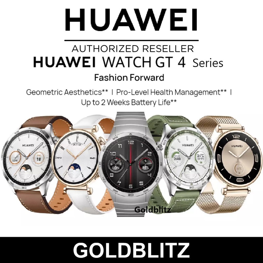 HUAWEI WATCH GT 4 Smartwatch 46mm 41mm Geometric Aesthetics Health ...