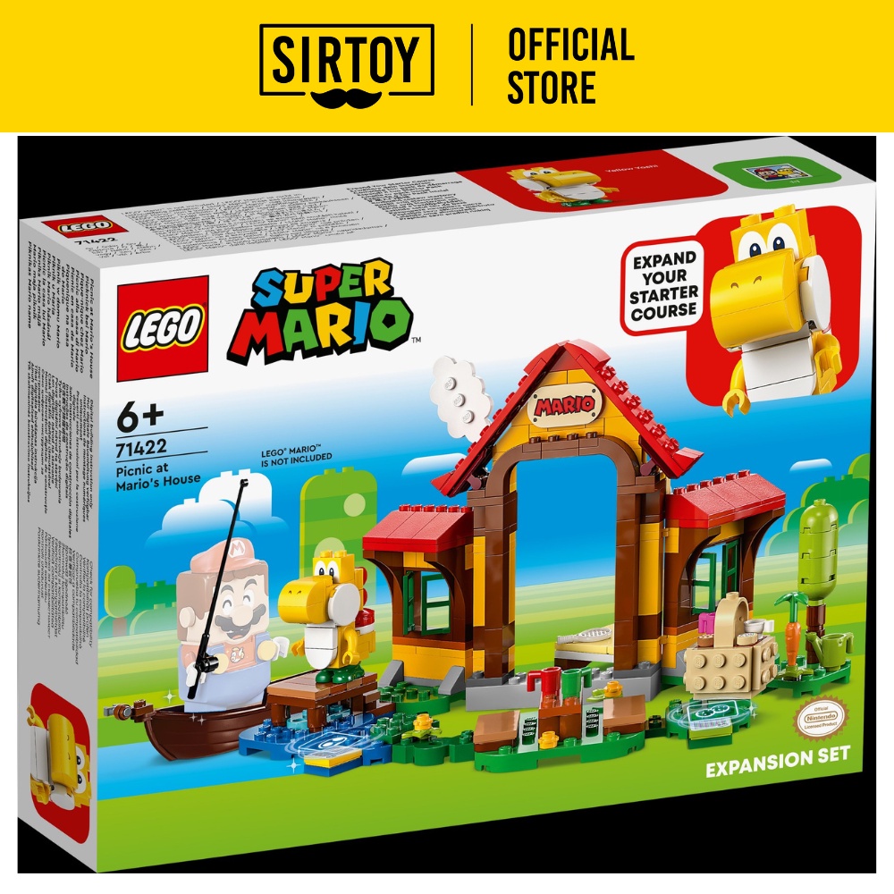 LEGO Super Mario 71422 Picnic at Mario's House Expansion Set (259 ...