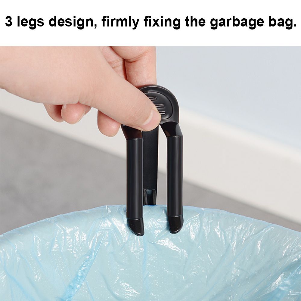 Garbage Bag Fixing Clips Anti-drop Durable PP Plastic Trash Can Bag ...