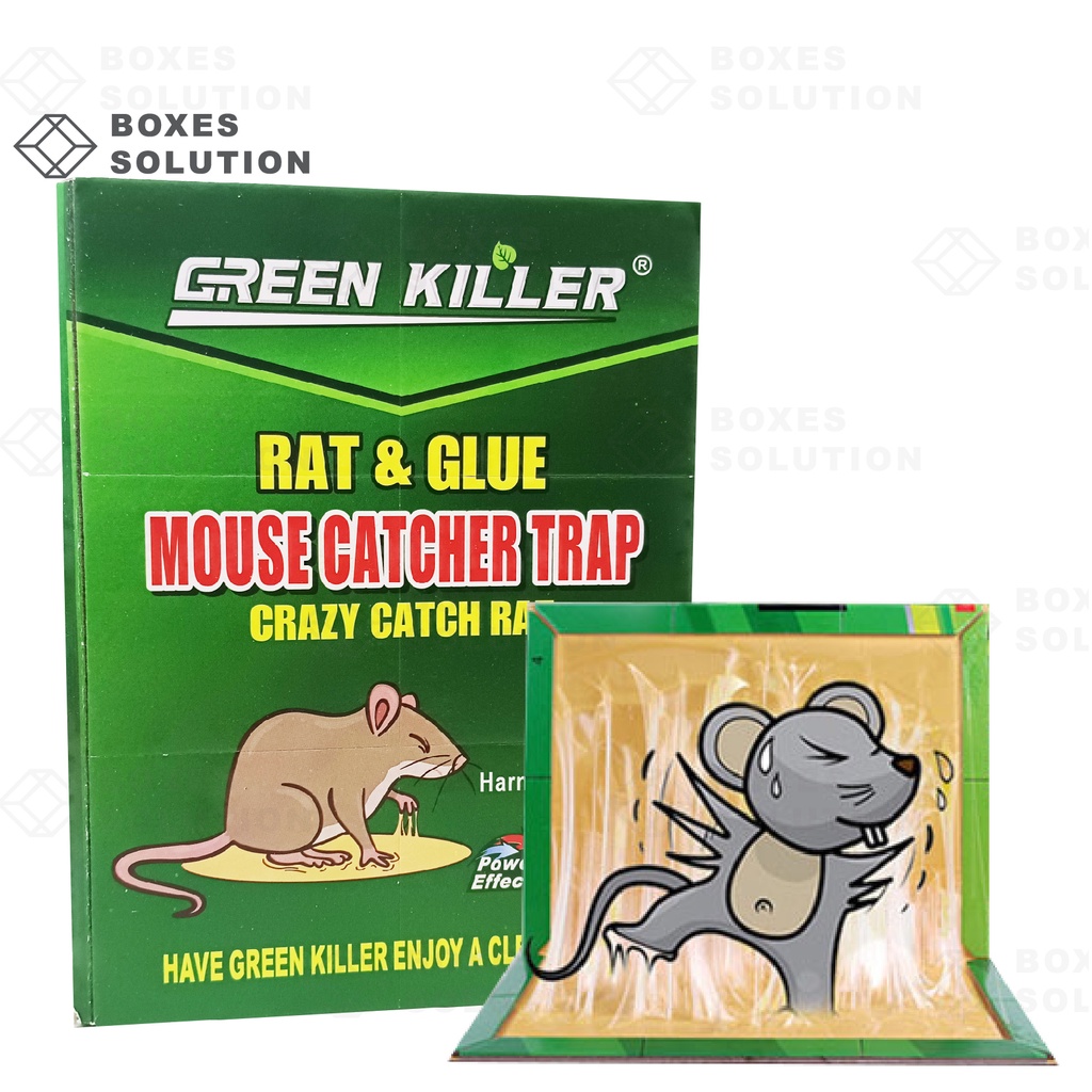 VBS Super Glue Mouse Trap Snake Bugs Rat Mice Catcher Board Foldable ...