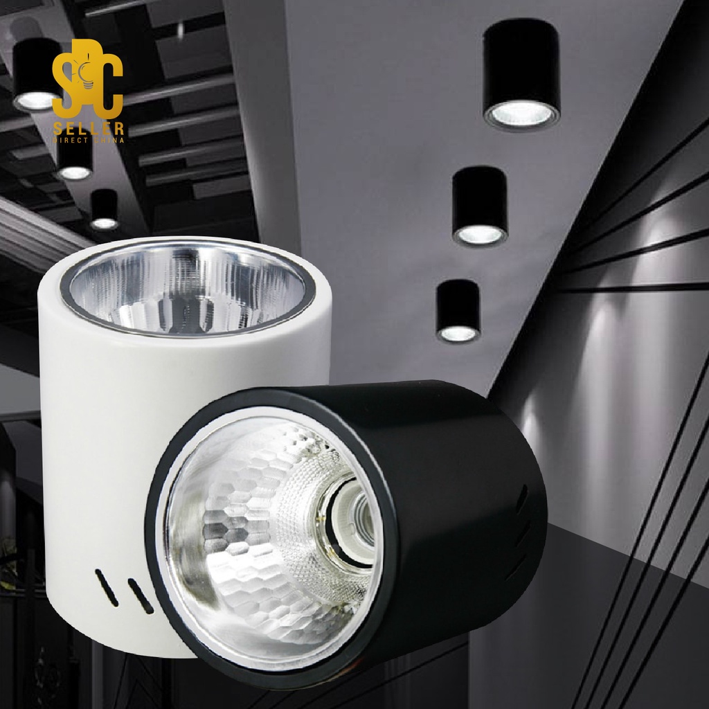 【sdc】flush Mount Flush Surface Mounted Downlight Casing Ceiling Light Tin Milo Lampu Siling 天花板灯
