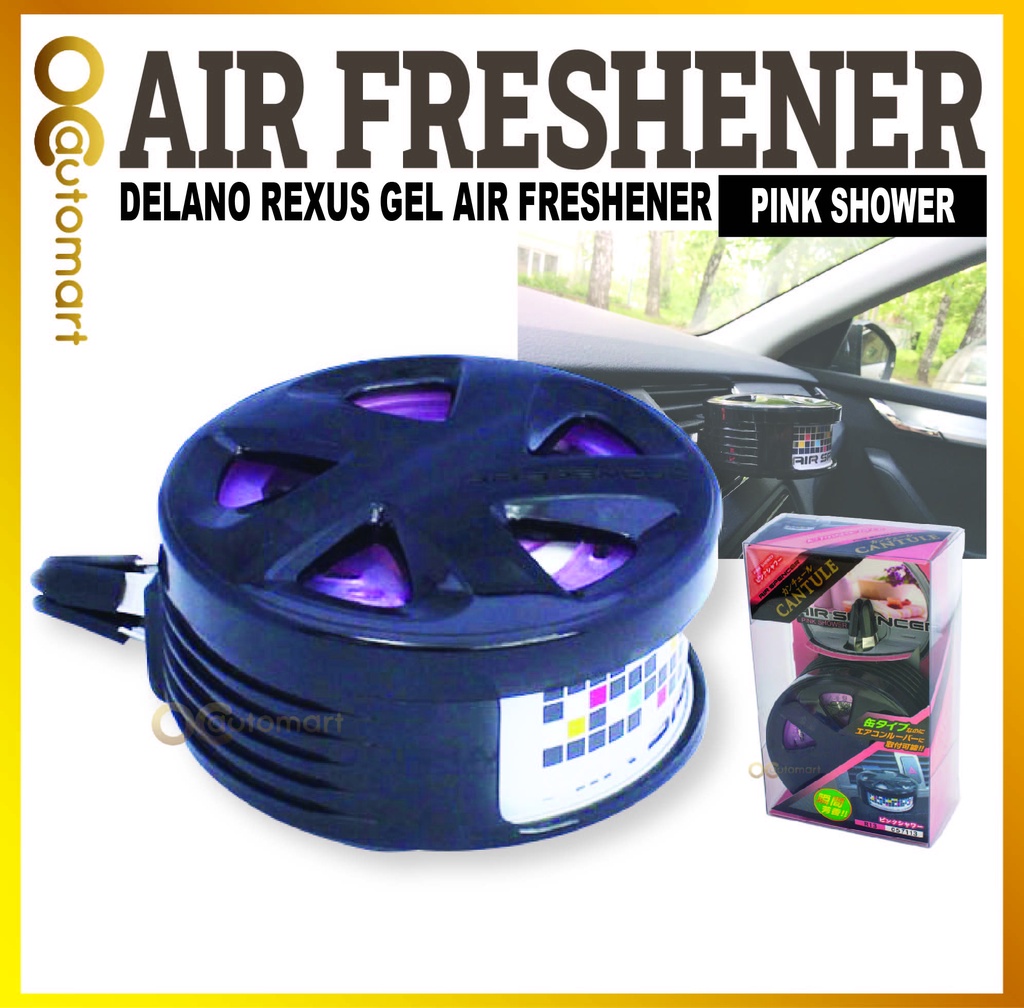 Cantule Air Spancer Car Air Freshener Car Perfume PINK SHOWER | Shopee ...