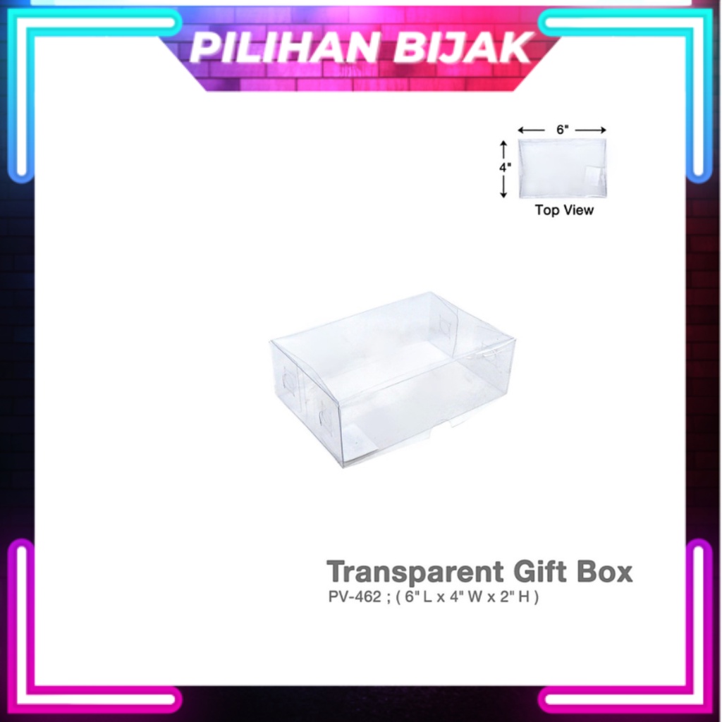 Kotak Hantaran Kotak PVC Jernih Gift Box Kotak Hantaran Hidden Kotak ...