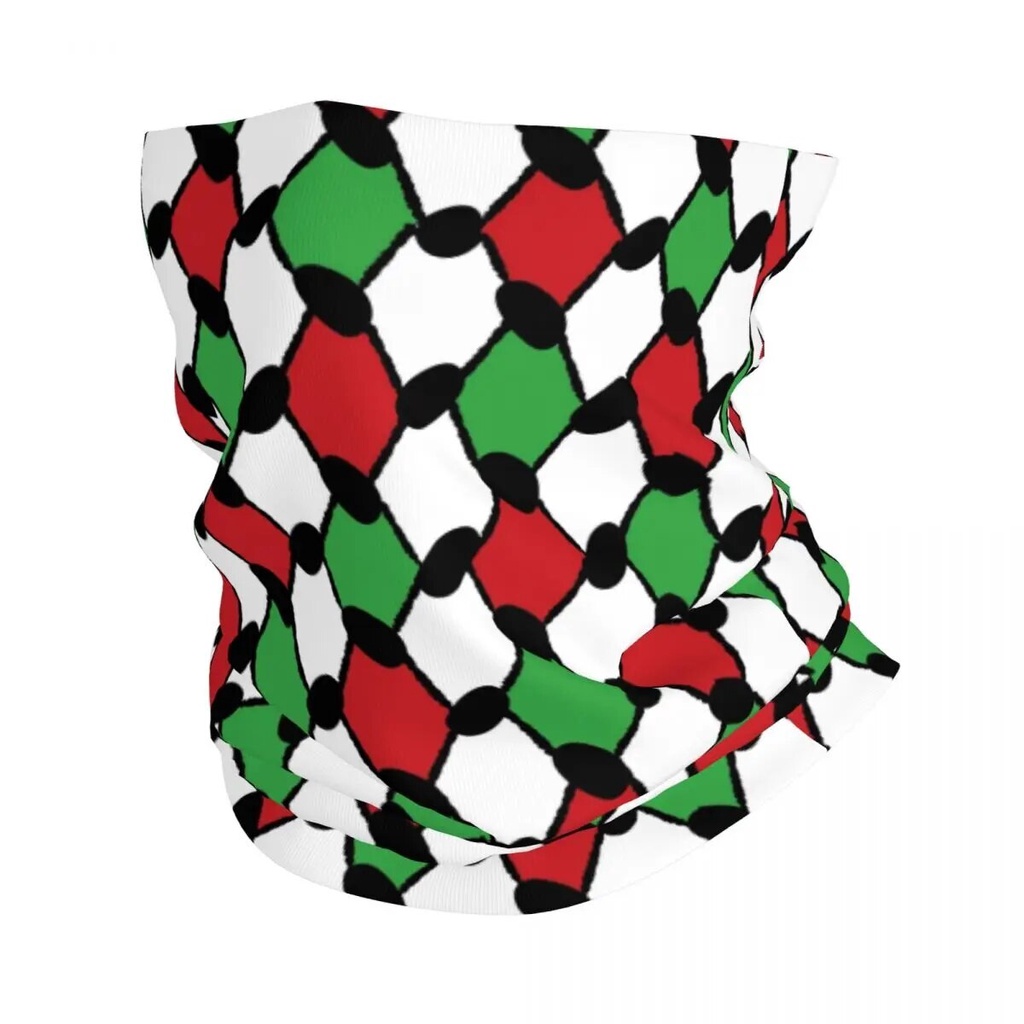 Palestinian Hatta Kufiya Folk Bandana Neck Gaiter Palestine Arabic ...