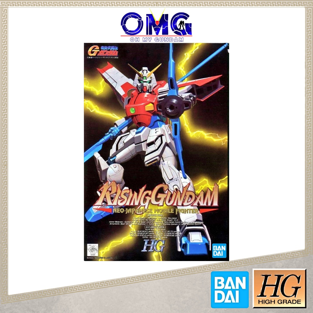 Bandai HG Rising Gundam 63844 G-Gundam HG-01 1/100 Rising Neo-Japanese ...
