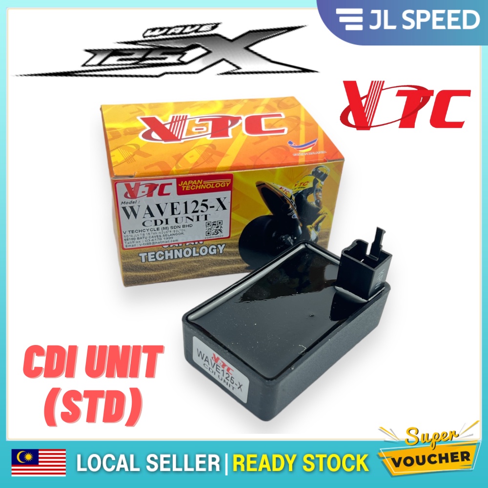HONDA WAVE125X WAVE 125 X WAVE125 X CDI UNIT STANDARD STD V-TECH CYCLE ...
