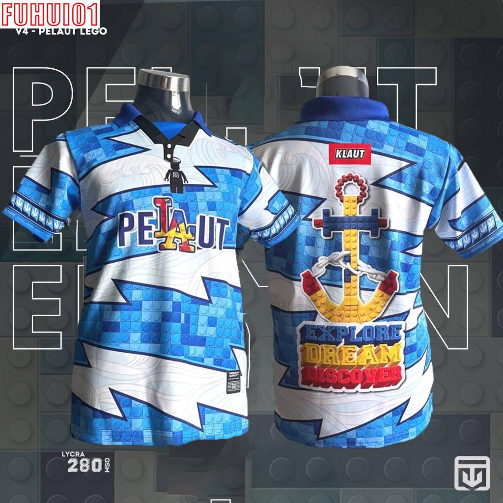 (Fuhui01) V4 : Pelaut LEGO (Lycra 280GSM) 2024 Jersey Microfiber ...