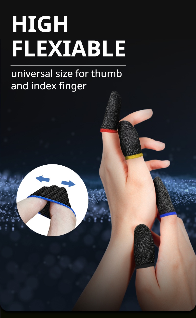 20/40 Pcs New Finger Covers for Game Controllers - Sweat-Proof, Scratch-Resistant Thumb Sleeves ...
