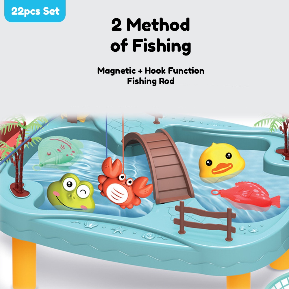 Realeos Giraffe Fish Water Electric Fishing Toy Kids Toys Table Net ...