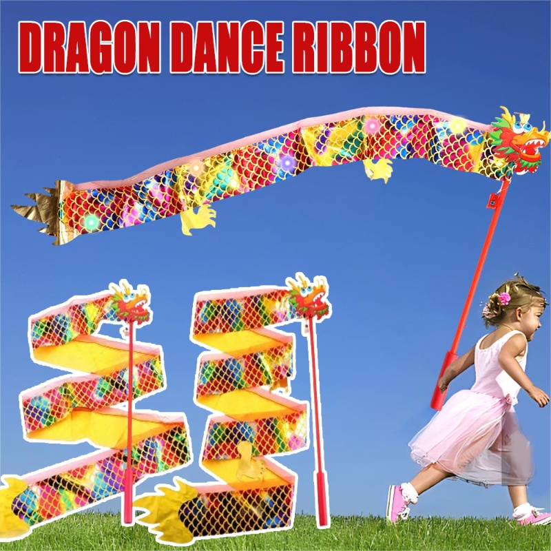 2025 Luminous Dragon Ribbon with Adjustable Flashing Lights / Spring ...