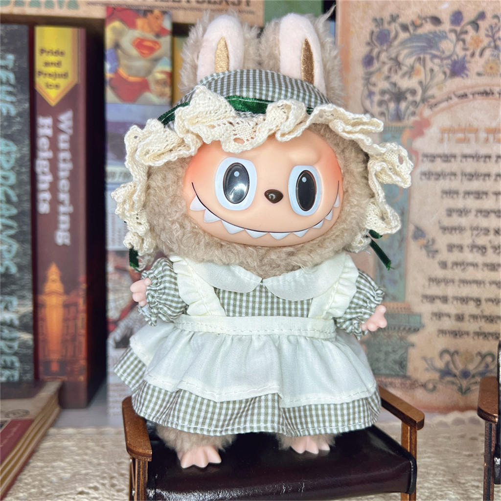 Labubu Clothes without toys 17cm Labubu Cute waifu with Replacement ...